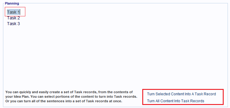 Creating Task And Subtask Records
